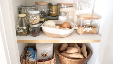 8 Small Farmhouse Pantry Organization Tips - The Duvall Homestead