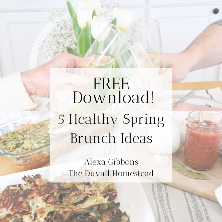 5 Simple Spring Brunch Table Ideas - The Duvall Homestead Seasonal ...