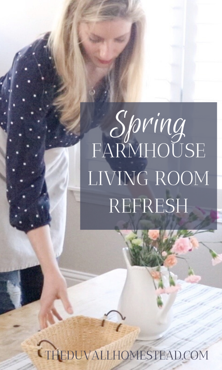 Join me for a Simple Spring Farmhouse Living Room Refresh - The Duvall ...