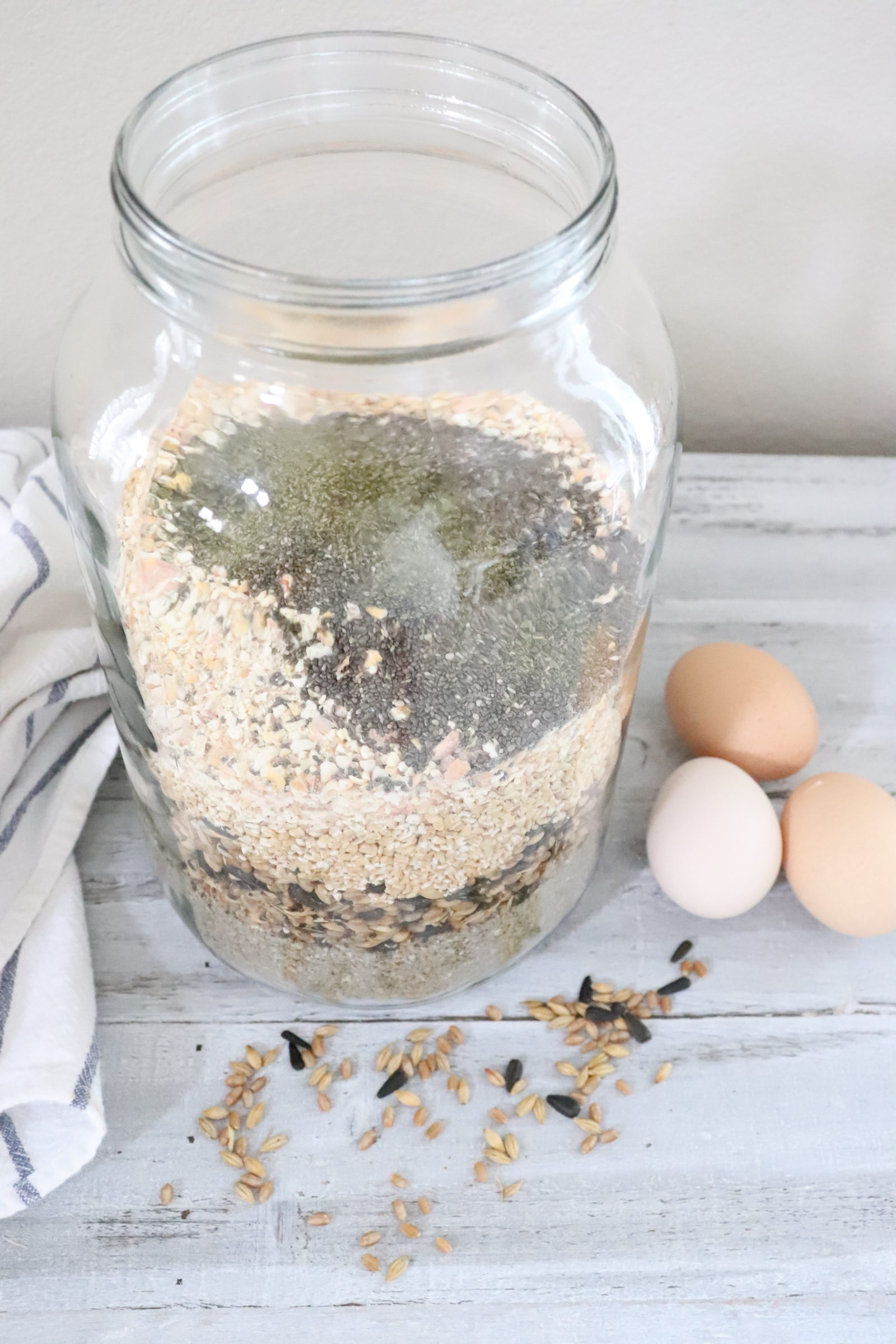 How to Ferment Chicken Feed - The Duvall Homestead