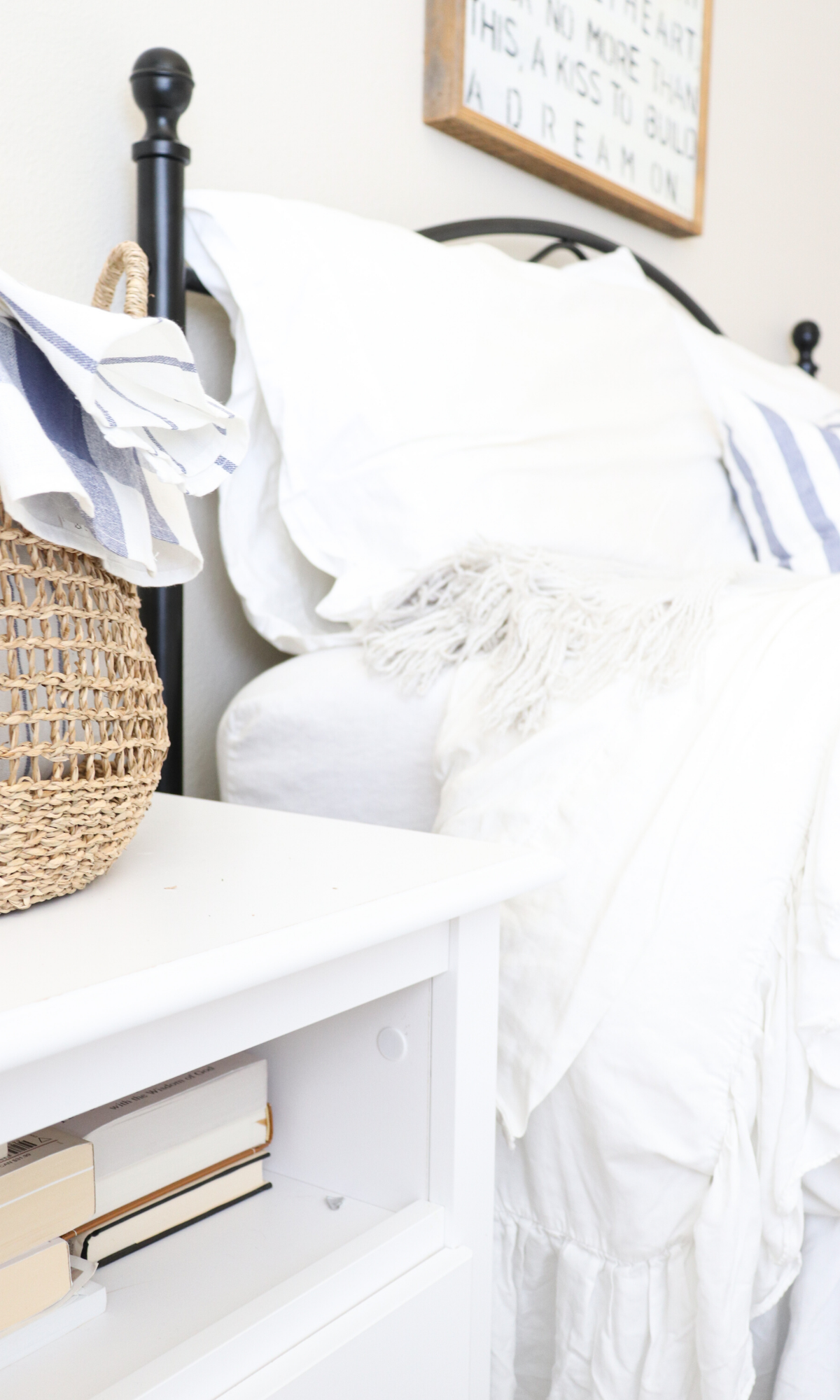 How to Install a Farmhouse Headboard - The Duvall Homestead