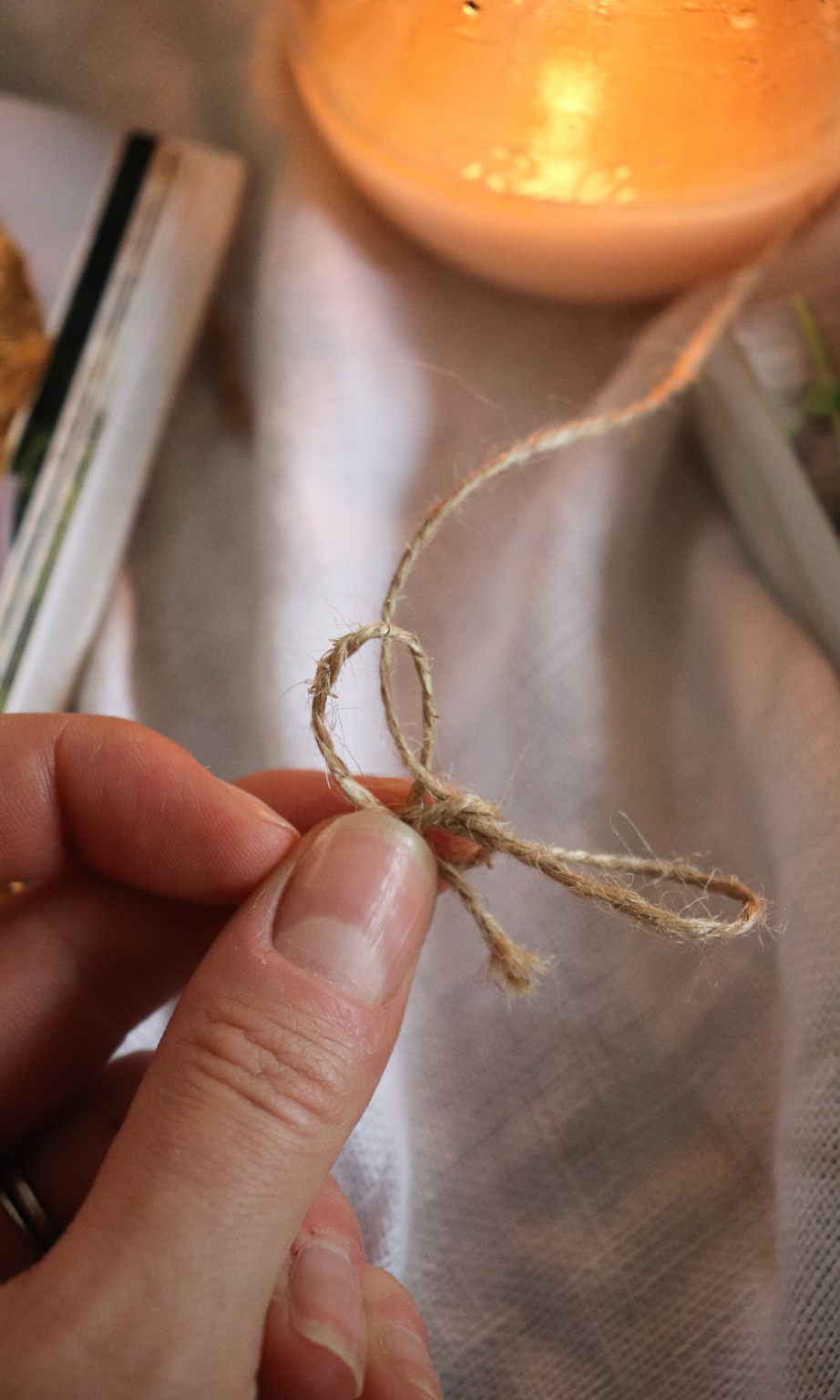 How to Make a Foraged Leaf Garland for Fall - The Duvall Homestead