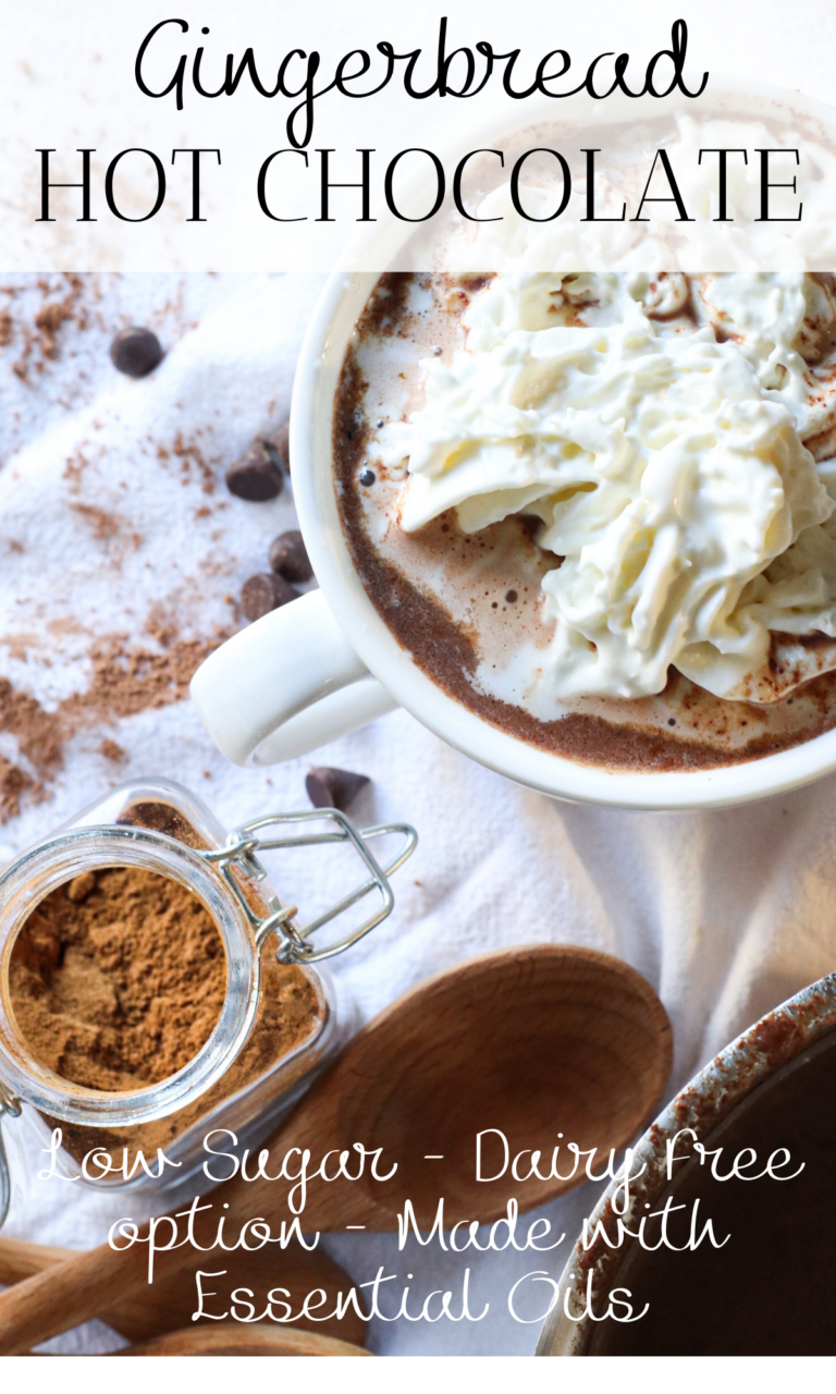 Gingerbread Hot Cocoa with Essential Oils - The Duvall Homestead