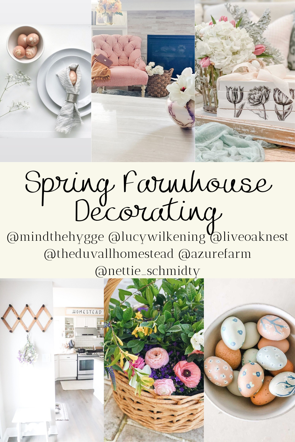 Minimalist Spring Farmhouse Home Tour - The Duvall Homestead