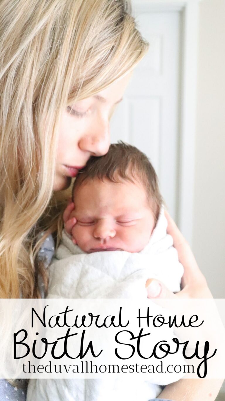 Baby Born in Bathroom | Natural Home Birth Story - The Duvall Homestead