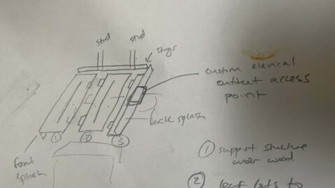 Removable Countertop for Washer Dryer - The Duvall Homestead