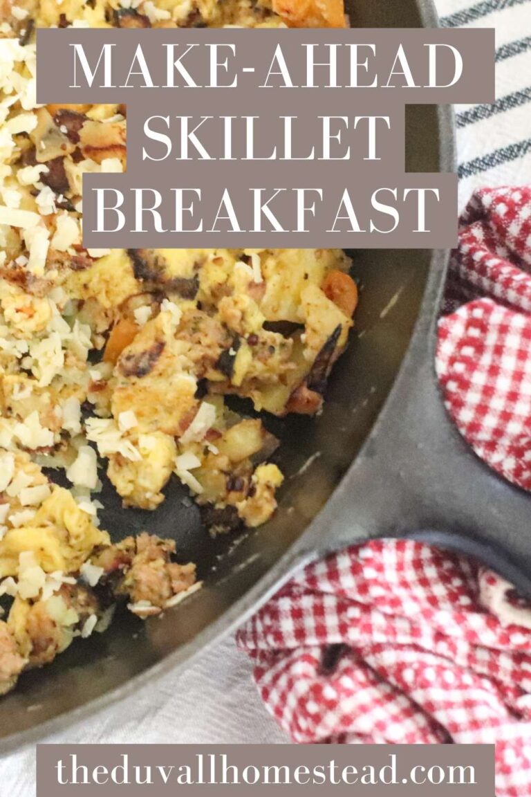 How to Make Cast Iron Skillet Breakfast - The Duvall Homestead