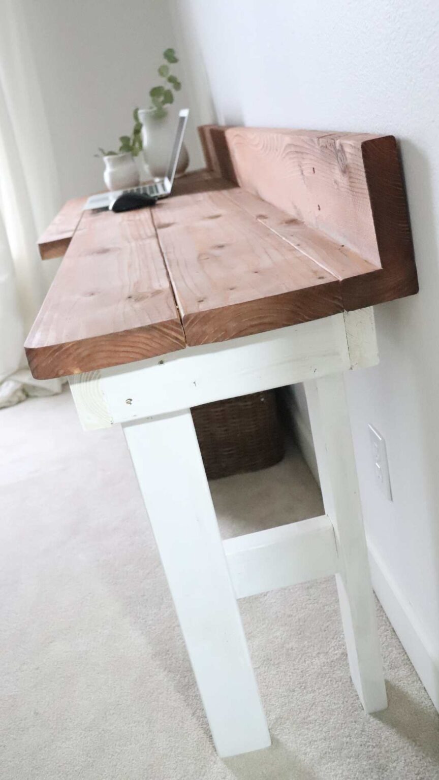 Build a DIY Computer Desk under $50 - The Duvall Homestead