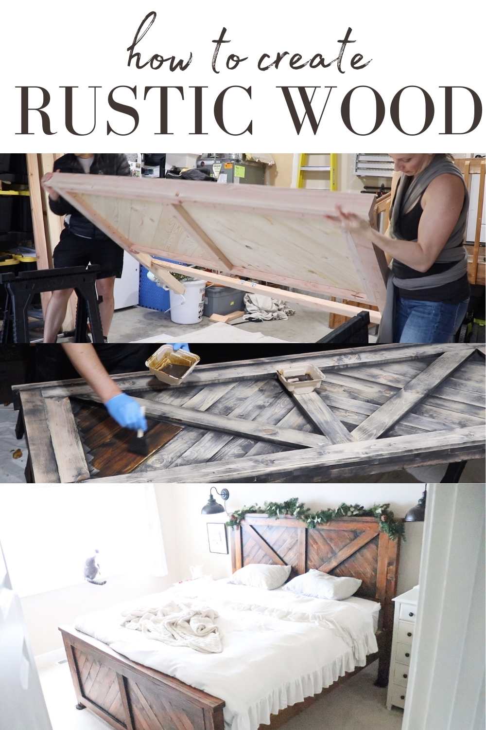 How to Create Rustic Looking Wood DIY - The Duvall Homestead