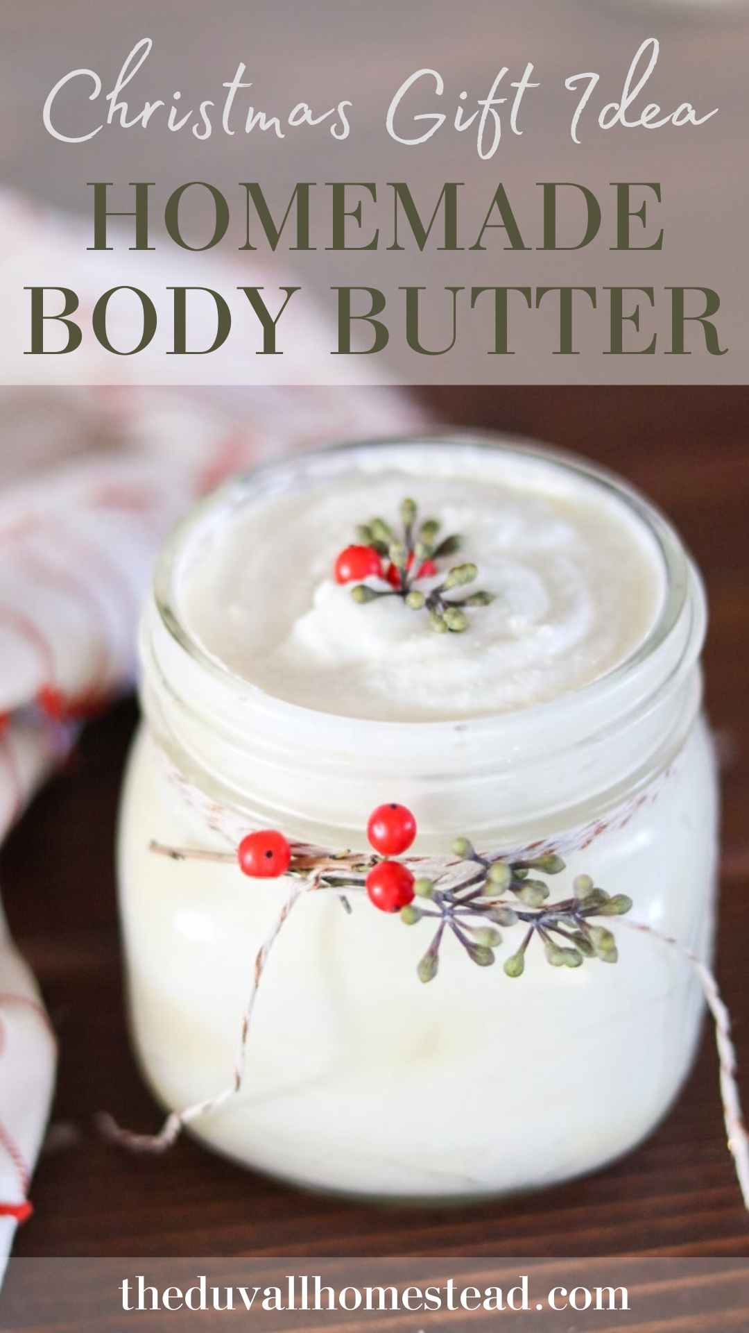 Juniper Berry Christmas Body Butter - The Duvall Homestead