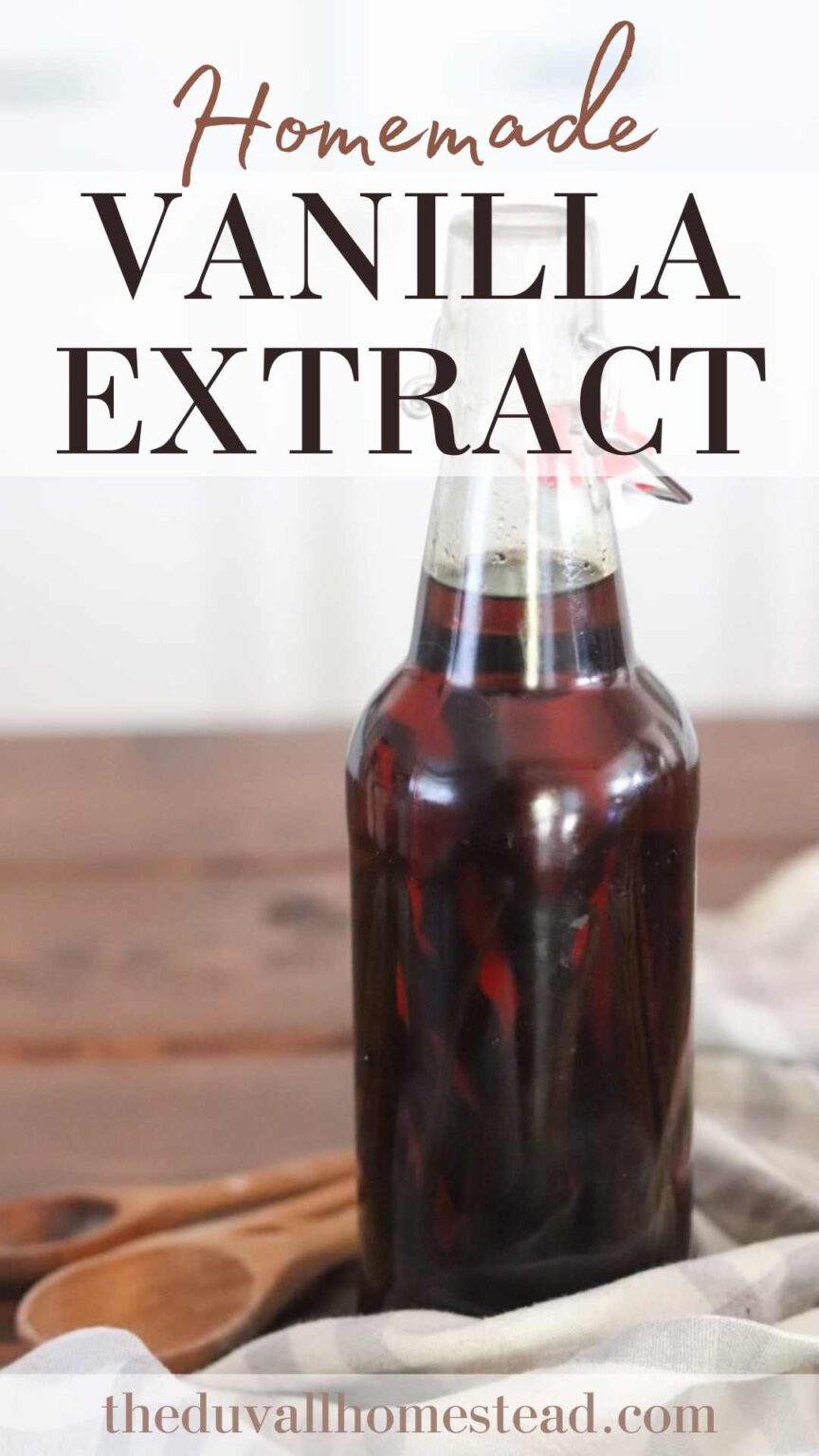 Classic Vanilla Extract Recipe - The Duvall Homestead