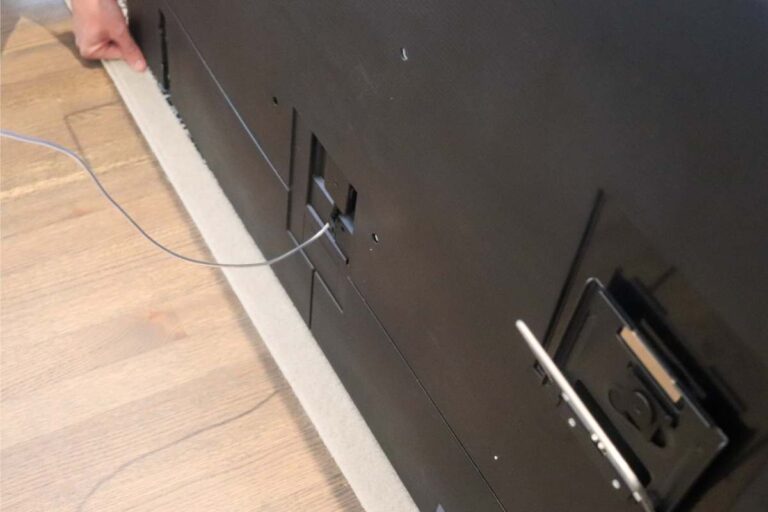 How to Mount the Samsung Frame TV above Fireplace - The Duvall Homestead