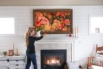 How to Mount the Samsung Frame TV above Fireplace - The Duvall Homestead
