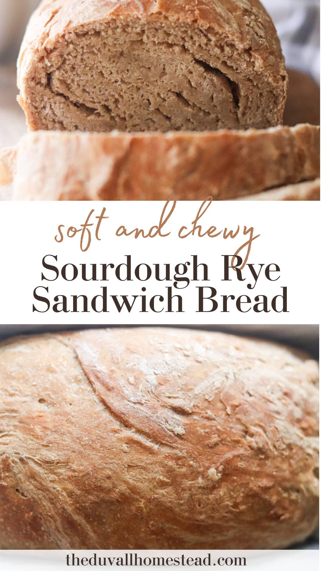 Sourdough Rye Sandwich Bread - The Duvall Homestead