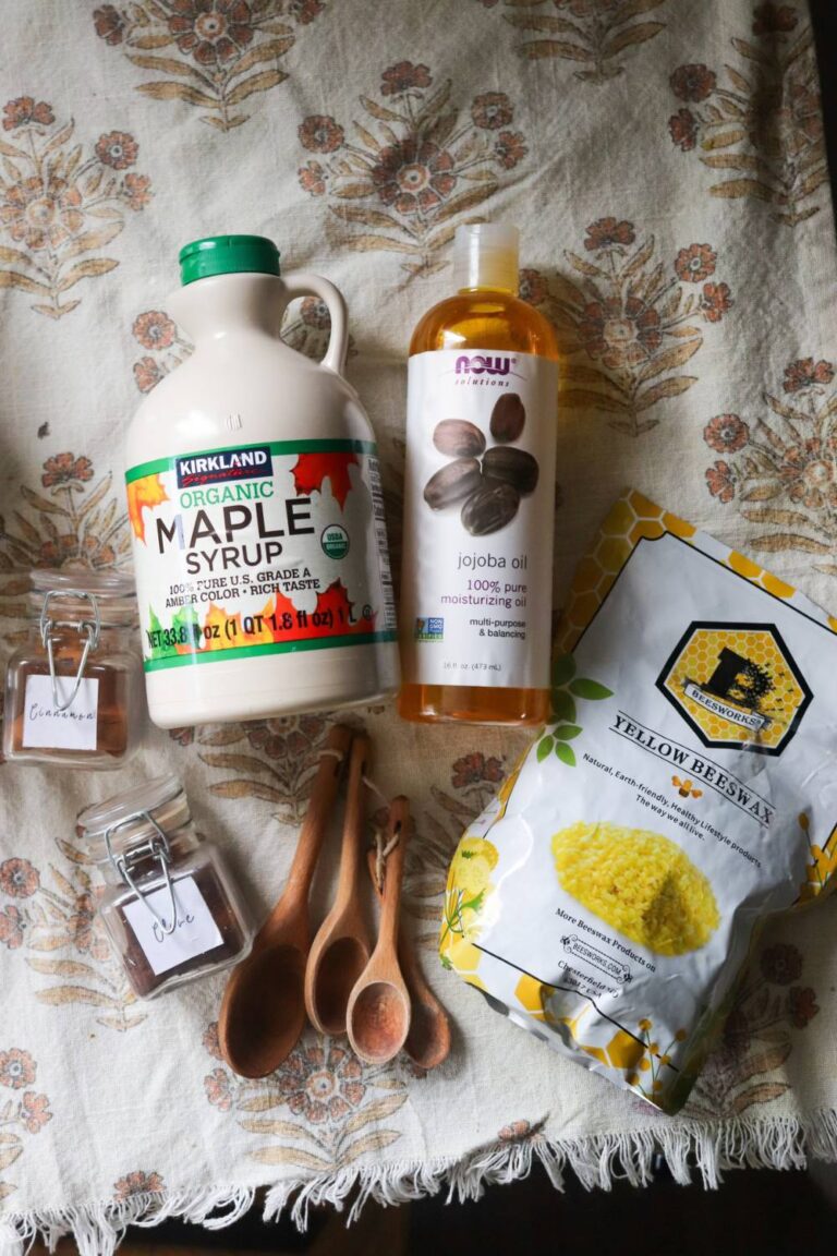 Homemade Pumpkin Spice Lip Balm for Dry Lips - The Duvall Homestead