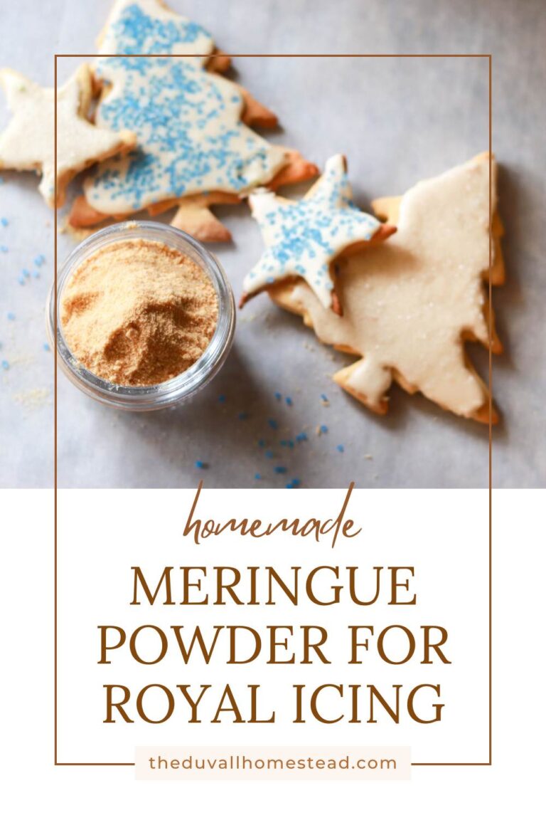 How to Make Meringue Powder for Royal Icing - The Duvall Homestead