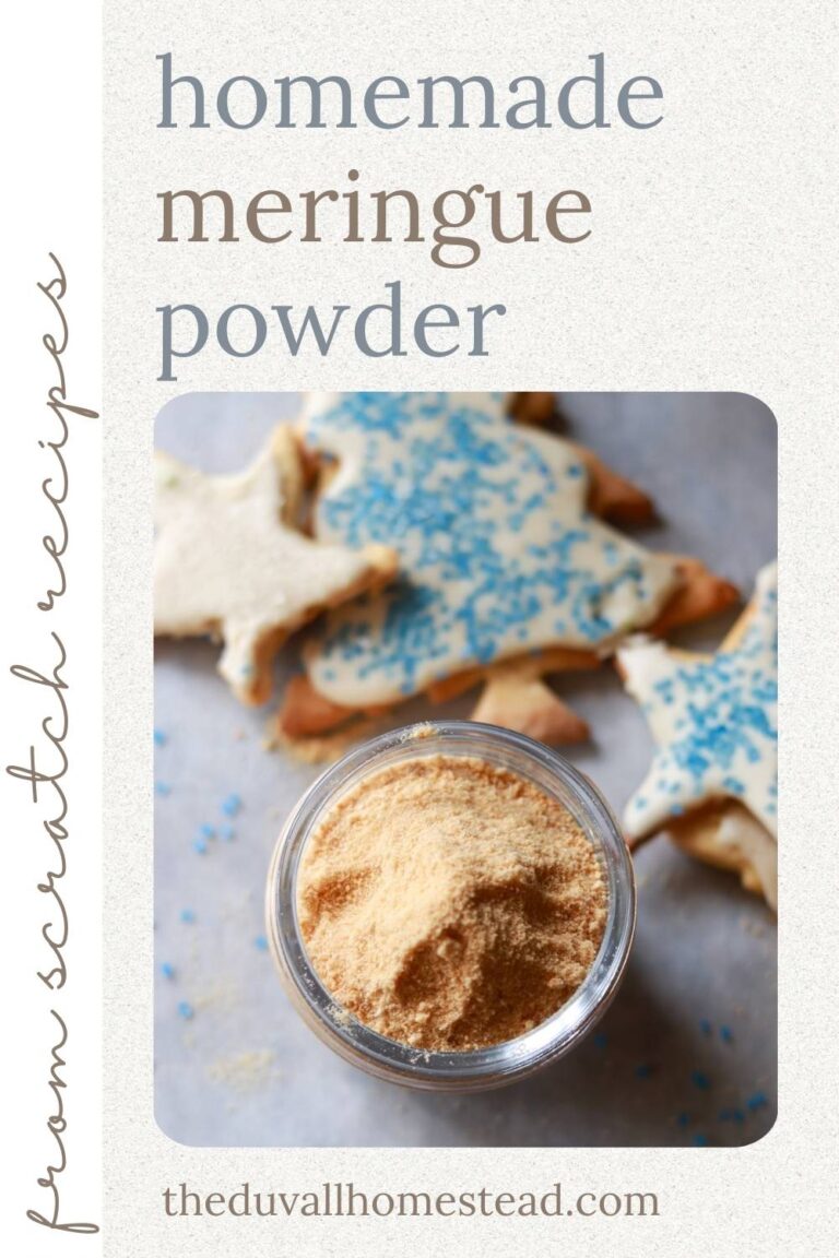 How to Make Meringue Powder for Royal Icing - The Duvall Homestead