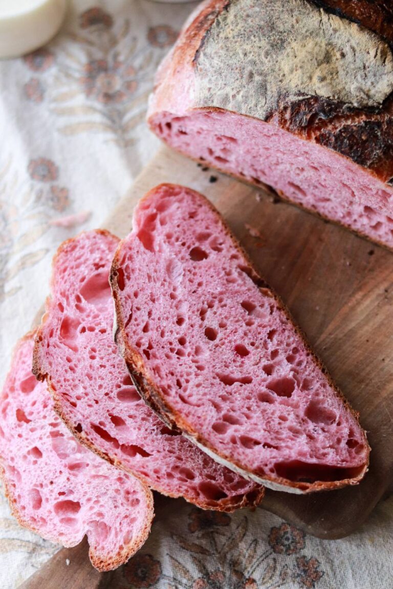 Pink Sourdough Bread - The Duvall Homestead