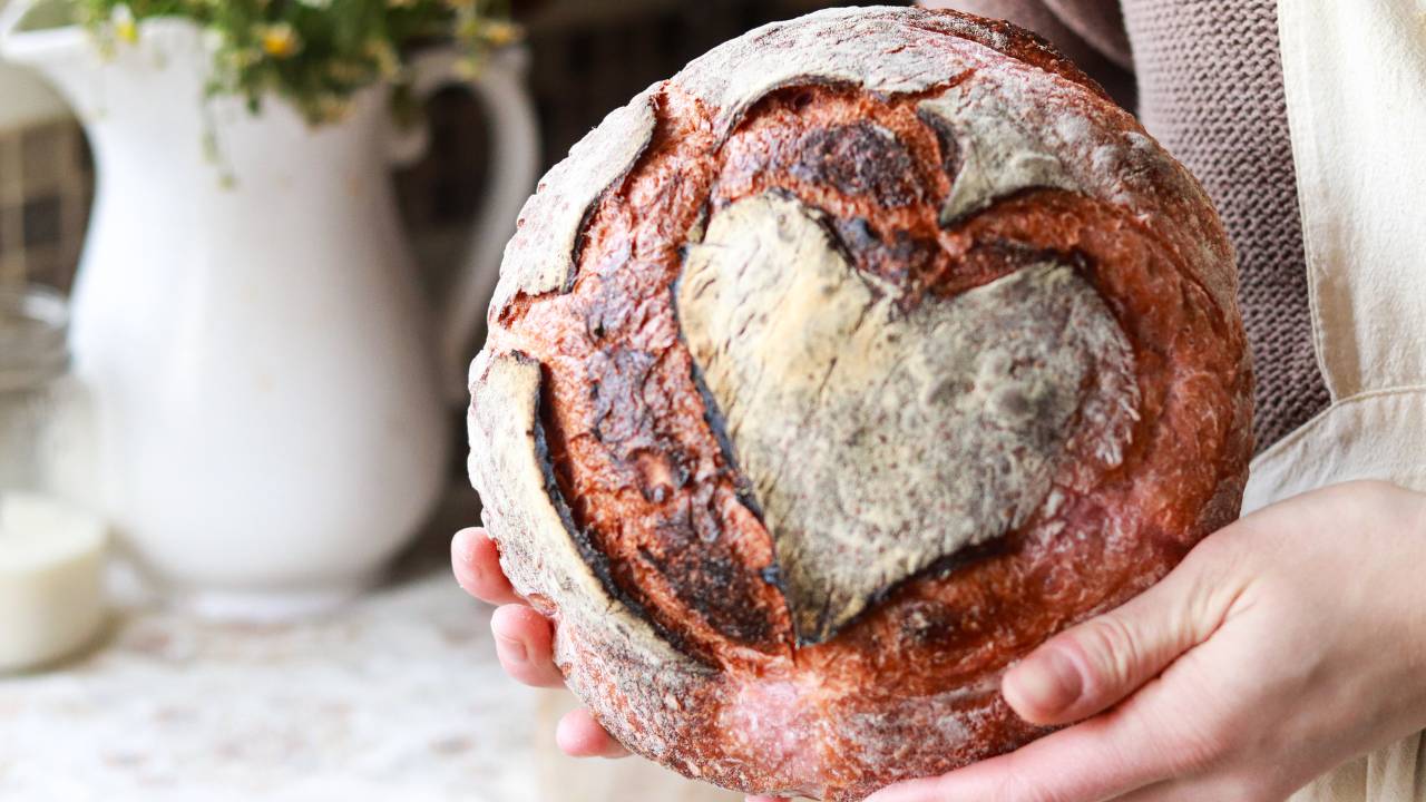 Pink Sourdough Bread - The Duvall Homestead