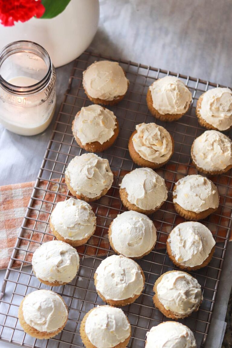 Sourdough Vanilla Cupcakes - The Duvall Homestead