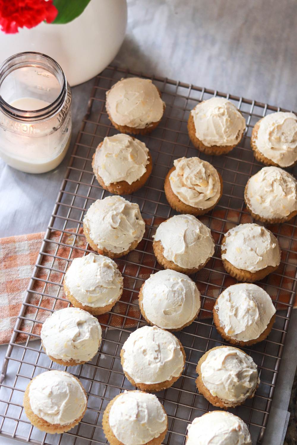 Sourdough Vanilla Cupcakes - The Duvall Homestead