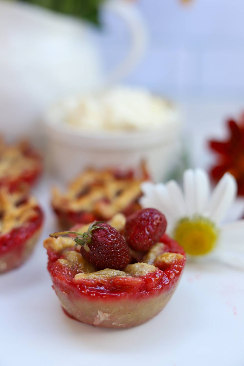 Mini Strawberry Pies - The Duvall Homestead